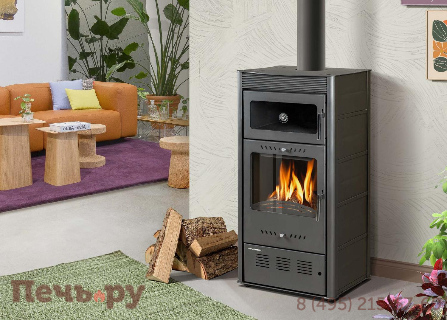 Печь камин Hosseven Rose Oven⚡ – купить с доставкой по Москве в ...